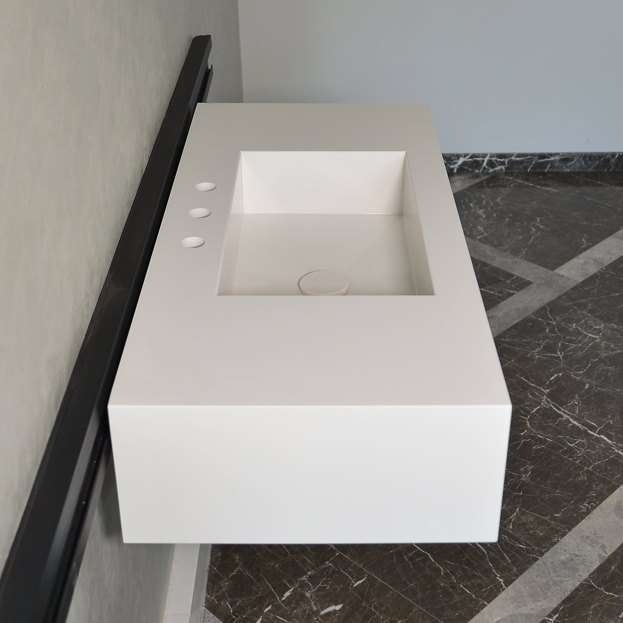 Custom Quartz Sink, Bathroom Sink, Bathroom Vanity, Bathroom Vanity ...