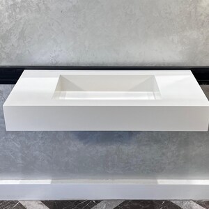 Custom Quartz Sink, Bathroom Sink, Bathroom Vanity, Bathroom Vanity ...