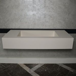 Custom Infinity Absolute White Sink, Handmade Custom Sink, High ...
