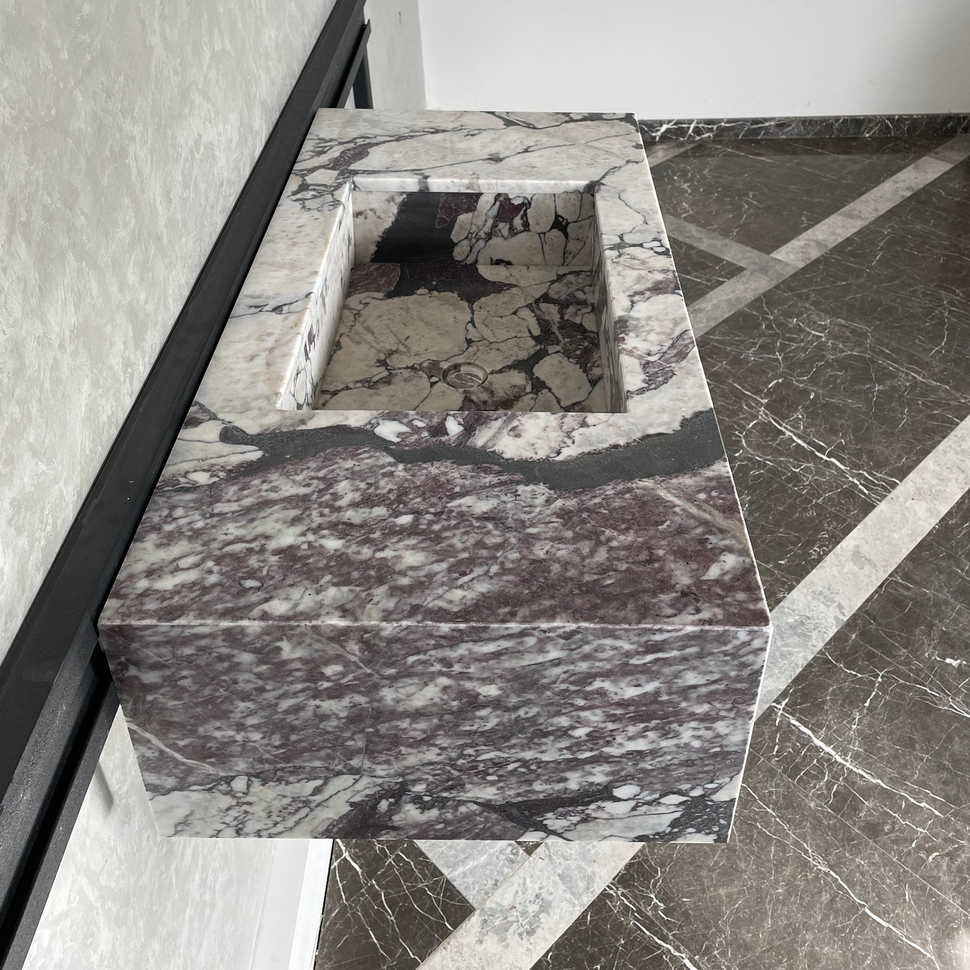 Custom Calacatta Viola Marble Sink, Calacatta Viola Marble Countertop ...