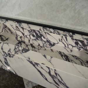 Handcrafted Infinity - Calacatta Viola Engineered Porcelain Sink ...