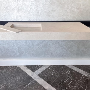 Custom Order Sink, Infinity – Chianca Di Ostuni Porcelain Sink, Marble ...