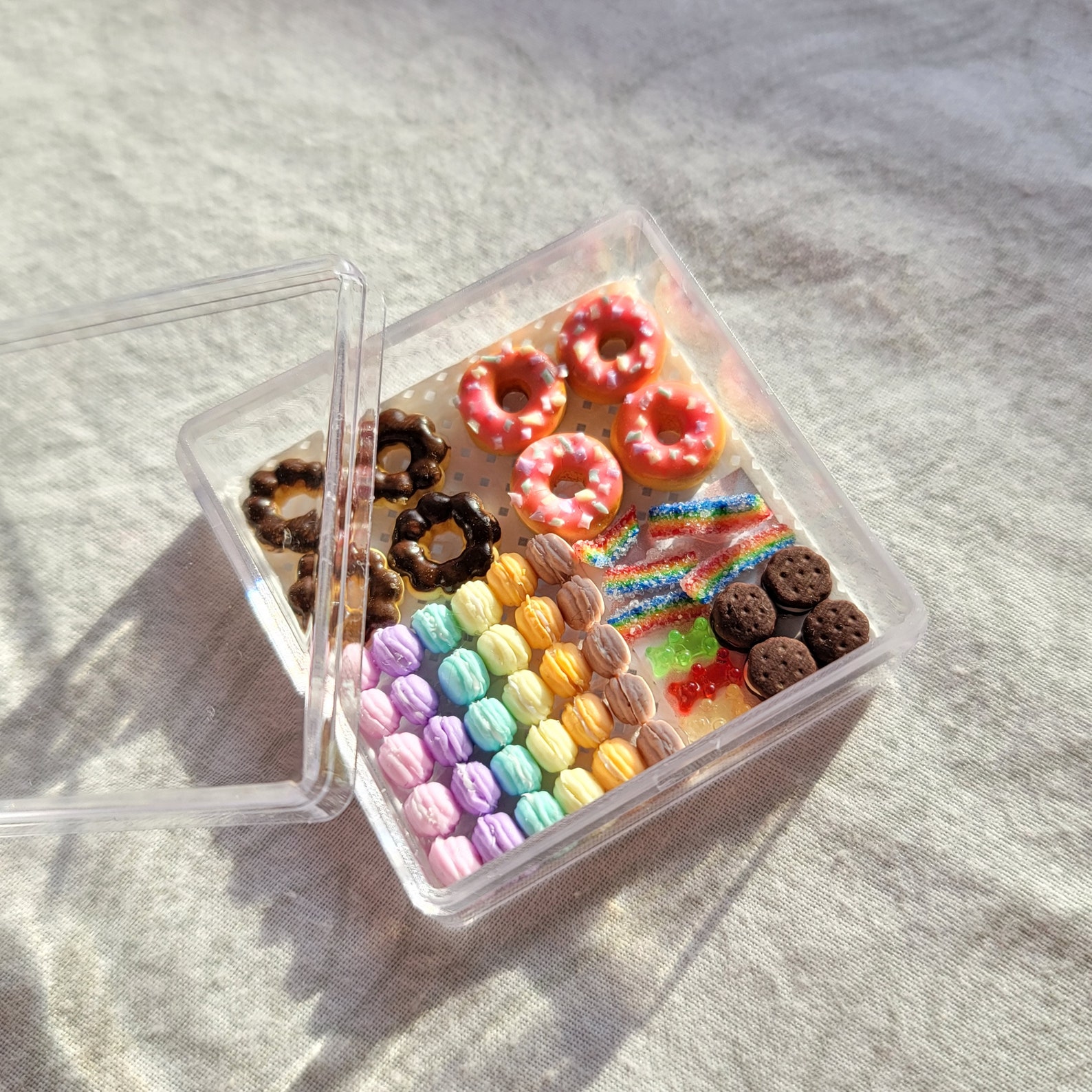 Handmade Miniature Snack Box Polymer Clay and Resin - Etsy