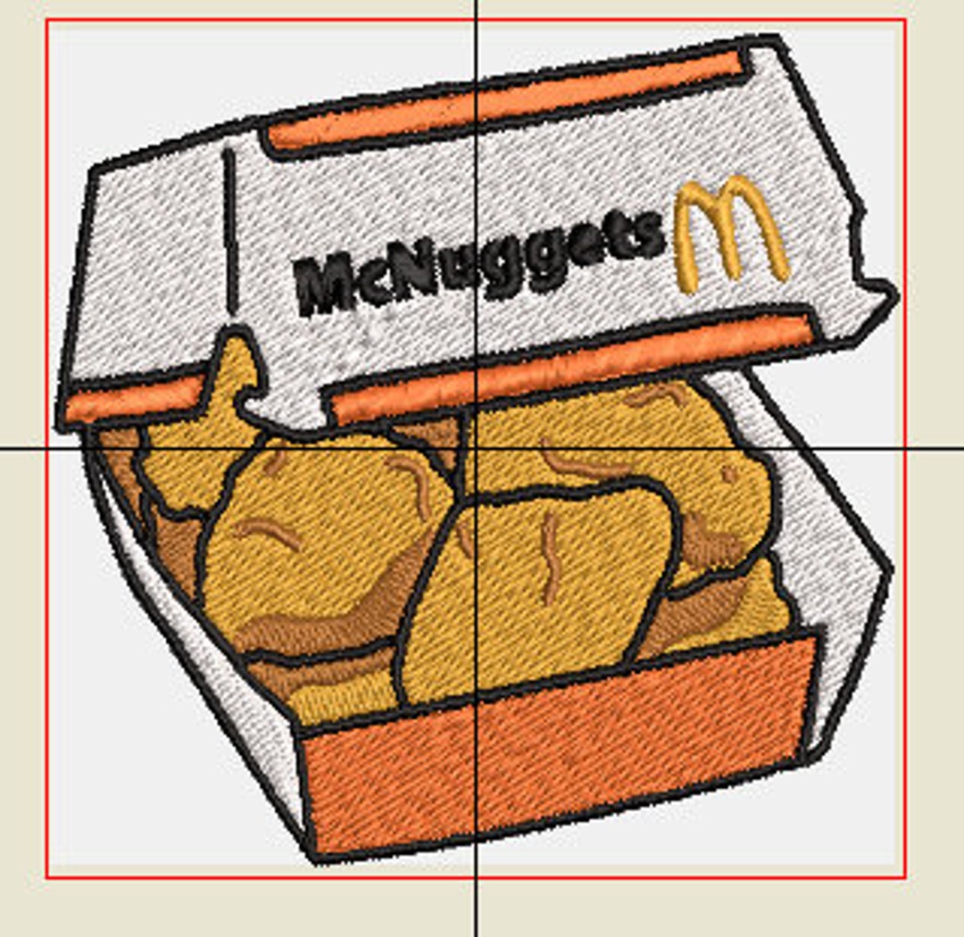 Nuggets Embroidery Design - Etsy