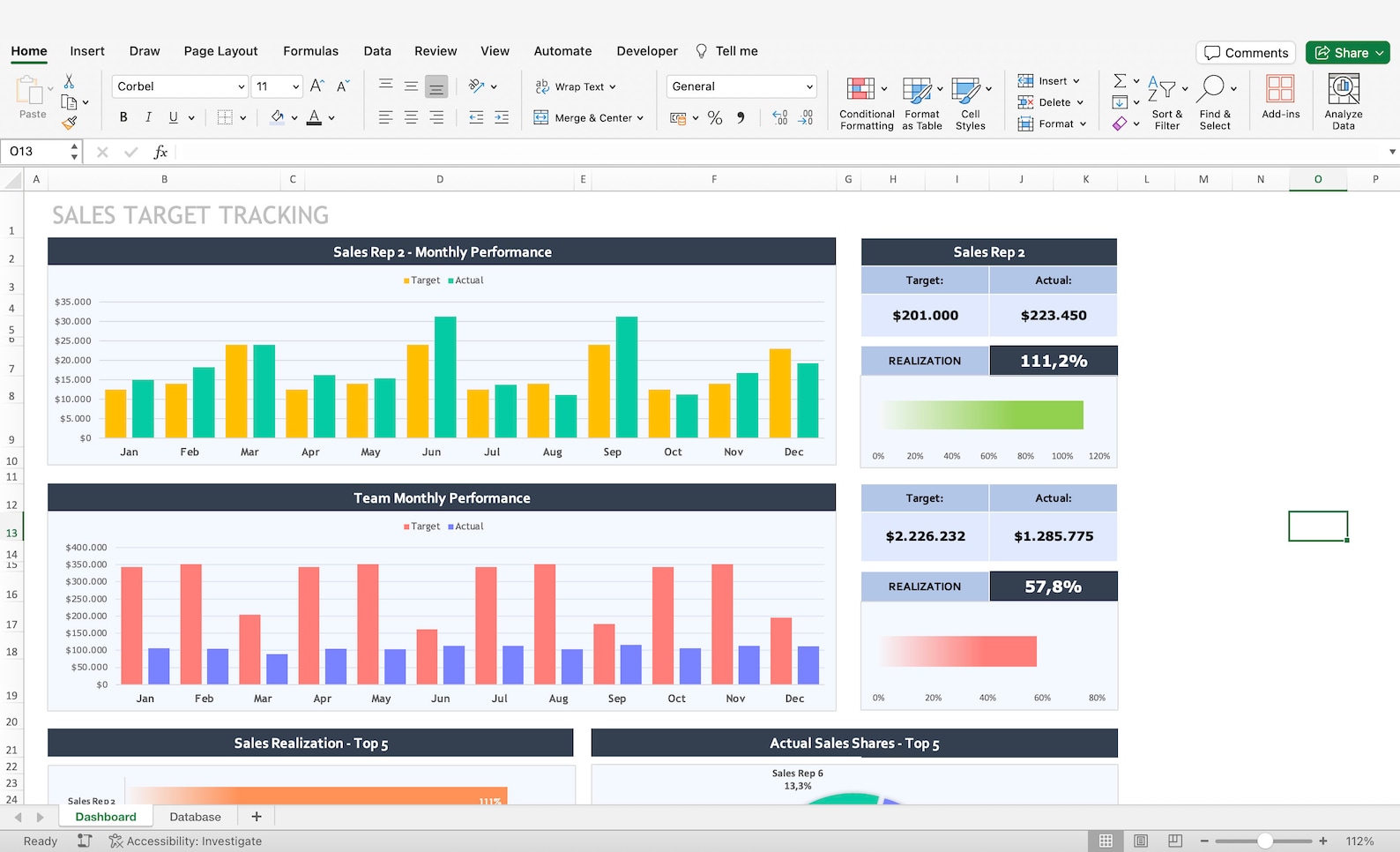 Sales Goal Tracker Excel Template Salesman Target Tracker Sales Target Tracker Sales