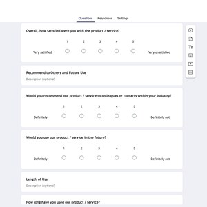 Customer Satisfaction Feedback Survey Template | Google Forms | Gather ...