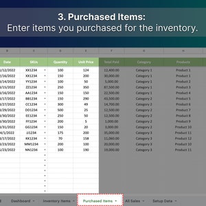 Inventory Tracker Spreadsheet | Google Sheets | Stock Tracking ...