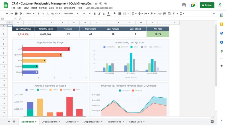 CRM Template Client Tracker Google Sheets Customer Relationship ... CRM Template Client Tracker Google Sheets Customer Relationship ...