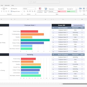 Skills Matrix | Excel Template | Skills Gap Analysis | Excel Tool for ...