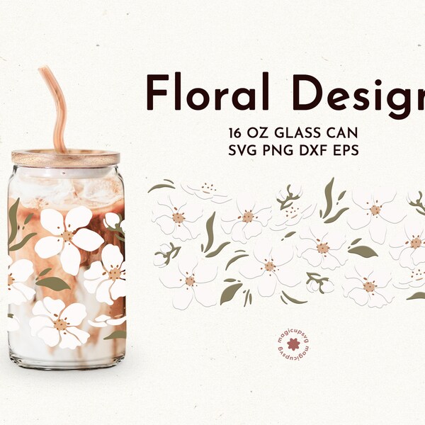 Can Glass Svg - Etsy