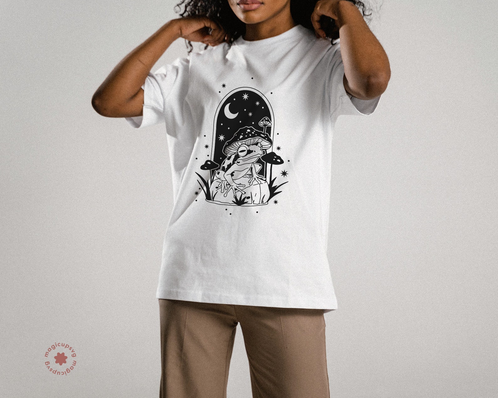 Frog Svg Mushroom Svg Cottage Core Svg Celestial Svg - Etsy