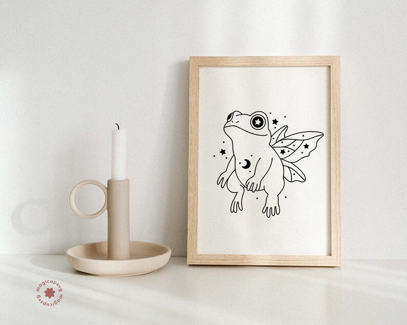 Frog Svg Kawaii Svg Cottagecore Frog Svg File Cute Frog - Etsy