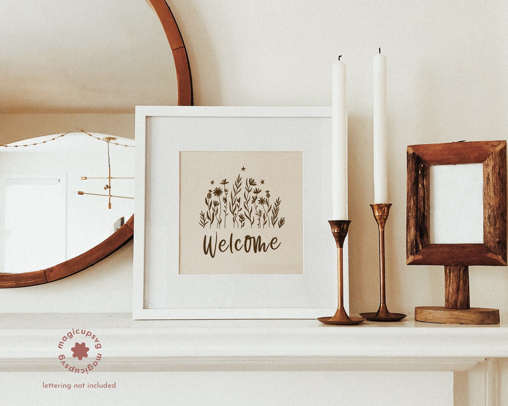 Wildflower Svg Bundle, Flower Border Svg, Wild Flower Svg, Flower ...