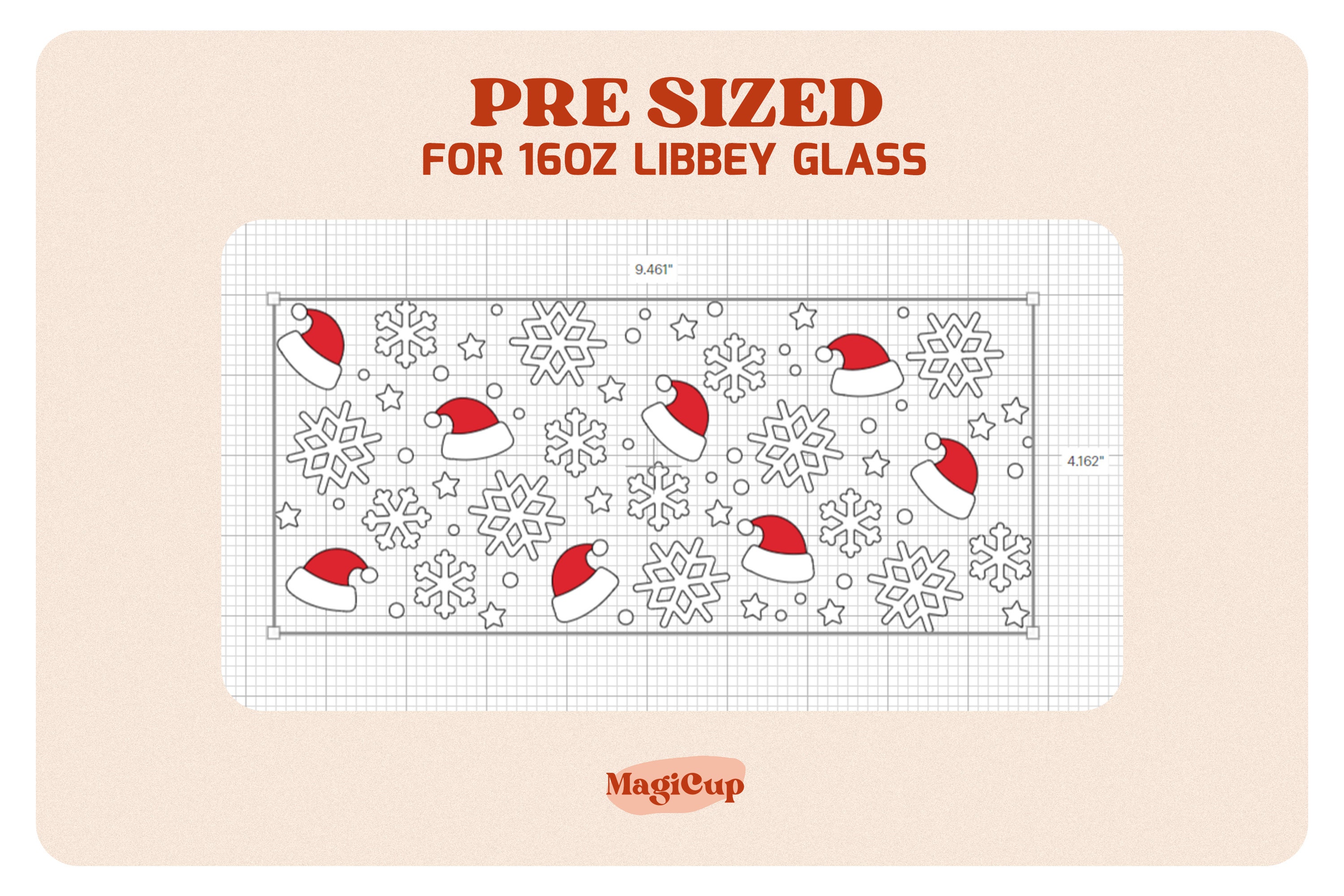 Christmas Libbey Svg, Christmas Beer Can Glass Svg, 16 Oz Libbey Glass ...