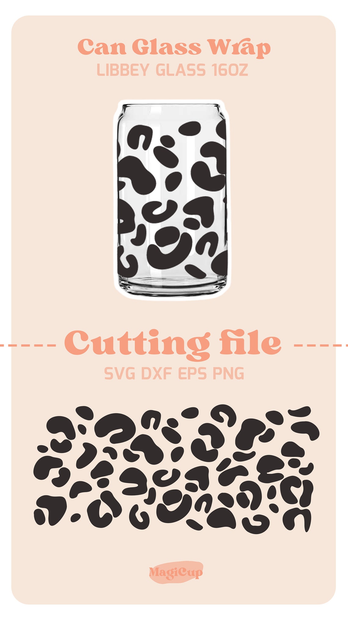 Beer Can Glass Svg, Libbey Glass Svg, Leopard Can Glass Svg, Chettah ...