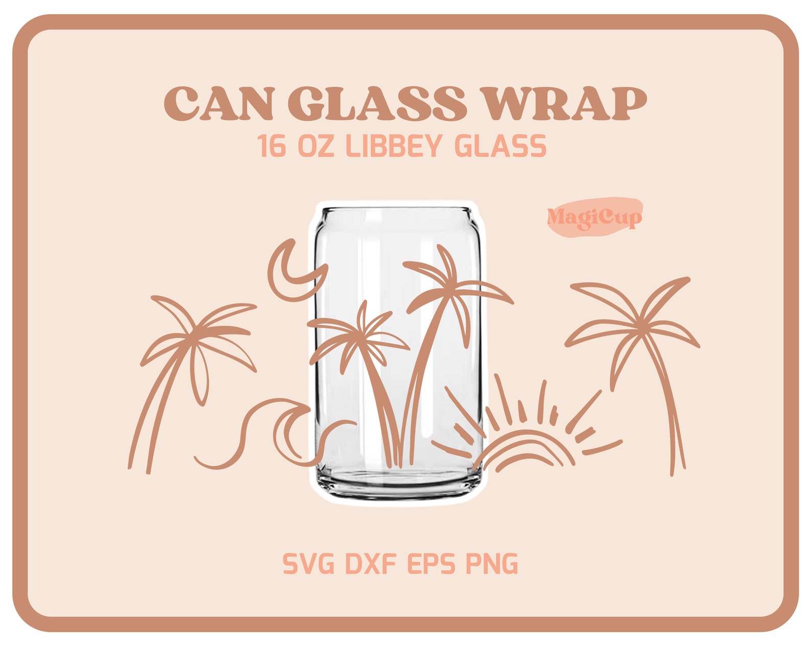 Libbey Glass Svg Beer Can Glass Svg Glass Can Svg Boho - Etsy