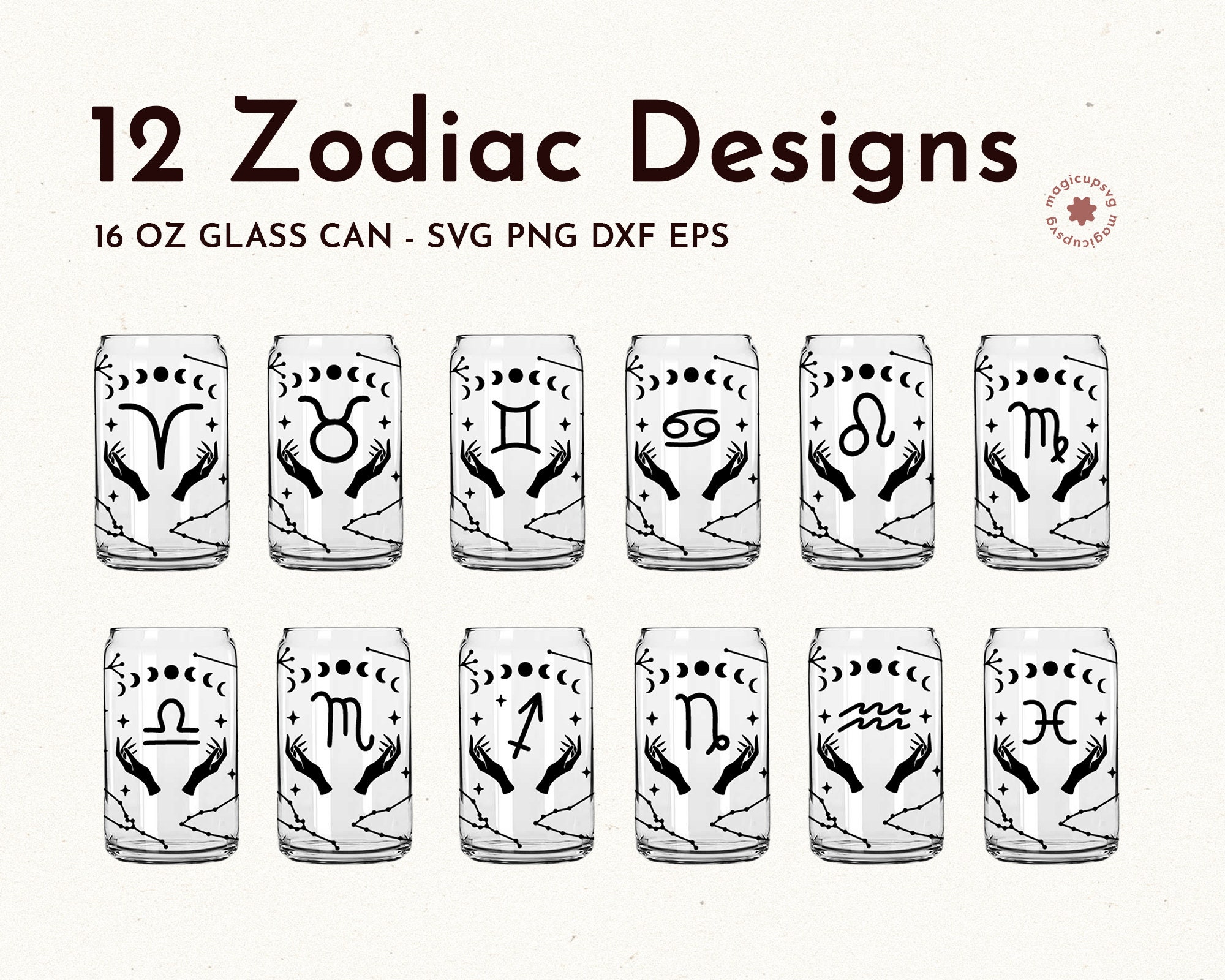 Libbey Glass SVG Bundle, Beer Can Glass Svg, Glass Can Svg Wrap, Libby ...