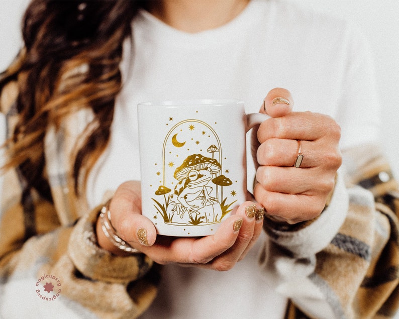 Frog Svg Mushroom Svg Cottage Core Svg Celestial Svg - Etsy