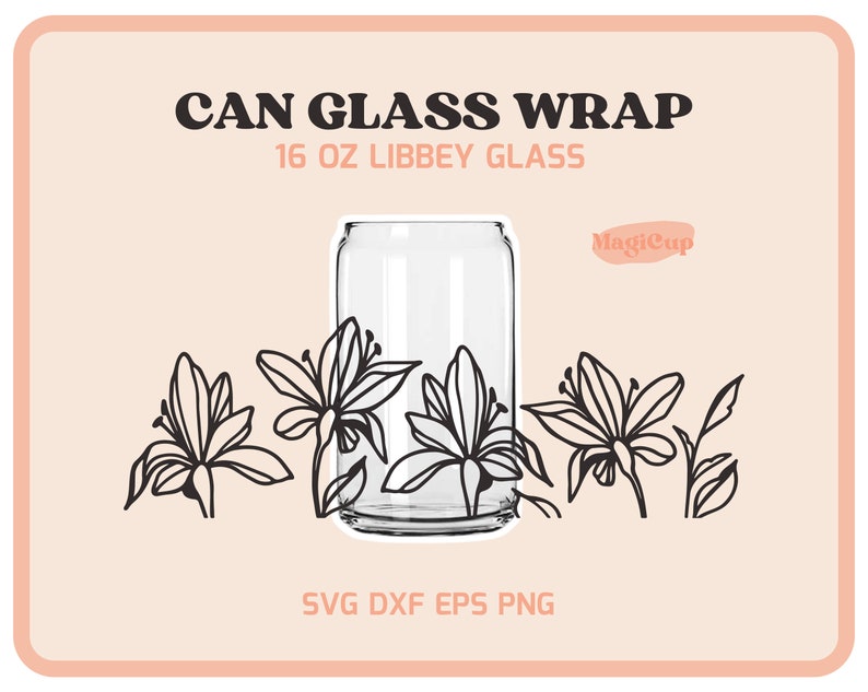 Libbey Glass Svg Beer Can Glass Svg Glass Can Svg Libby | Etsy