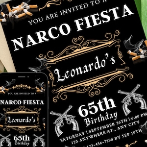 Narco Invitation Narco Party Narco Themed Party Narco Birthday ...