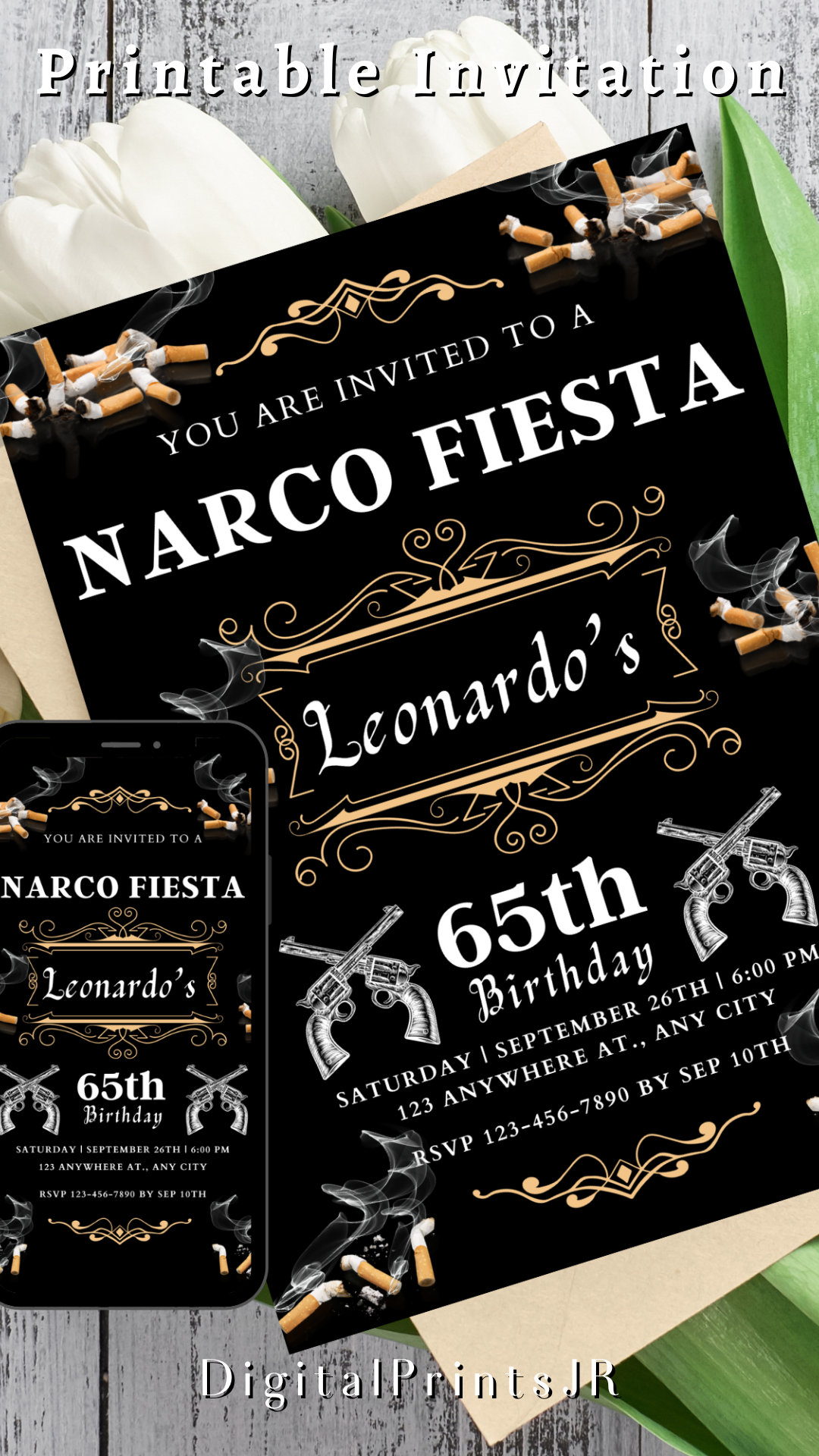 Narco Invitation Narco Party Narco Themed Party Narco Birthday ...