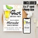 Shot Party Invite Tequila Birthday Invitation 32nd Birthday Invitation ...