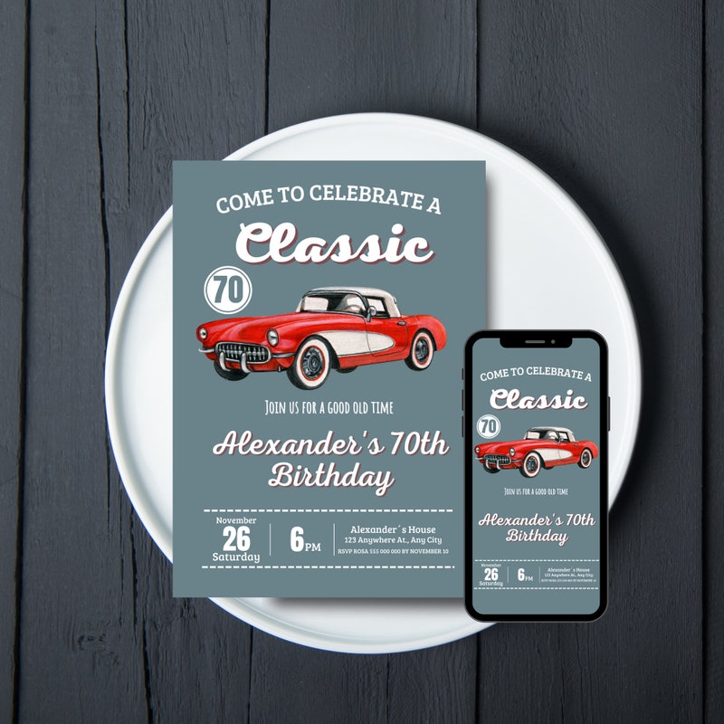 Classic Invitation - Etsy