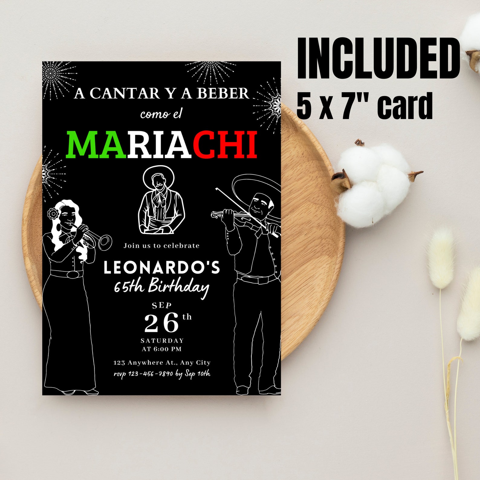 Mariachi Birthday Invitation Mexican Invitation Birthday Mexican Theme ...