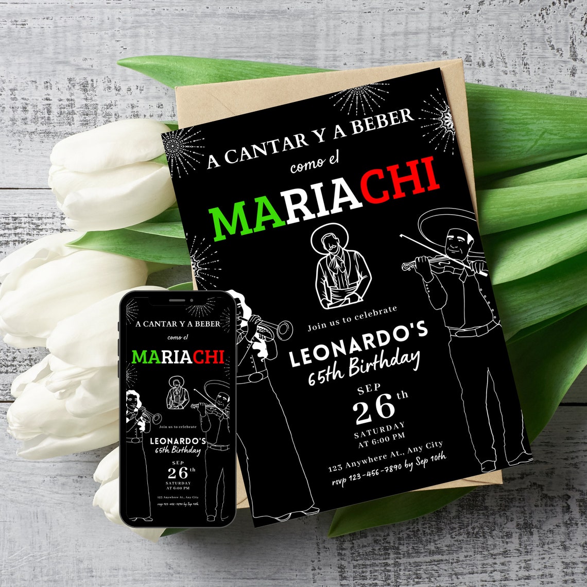 Mariachi Birthday Invitation Mexican Invitation Birthday Mexican Theme ...