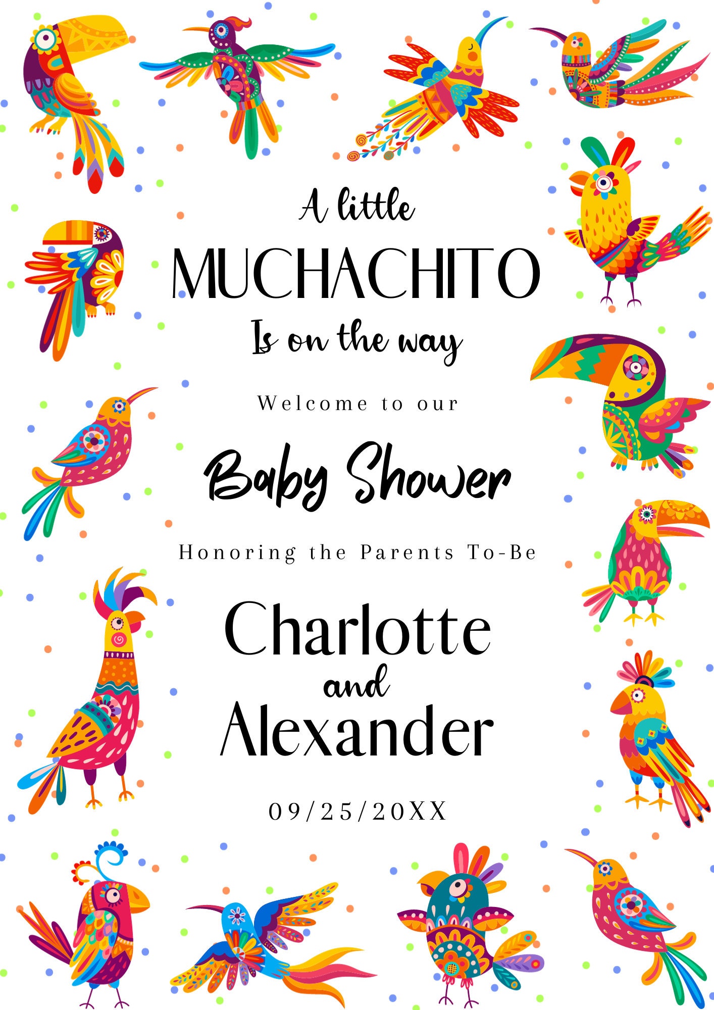 Muchachito Baby Shower Baby Shower Mexican Theme Mexican Shower Baby ...