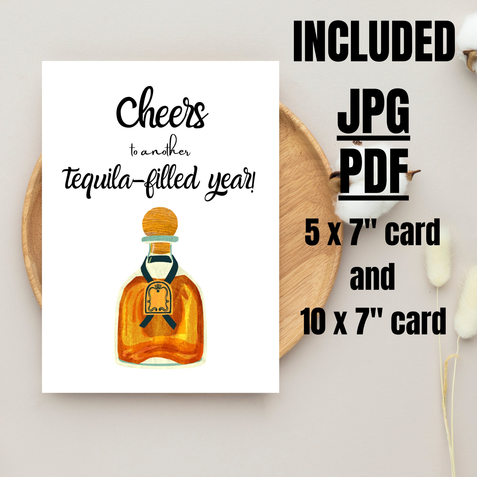 Tequila Birthday Card Mexican Dad Birthday Mexican Birthday Card ...
