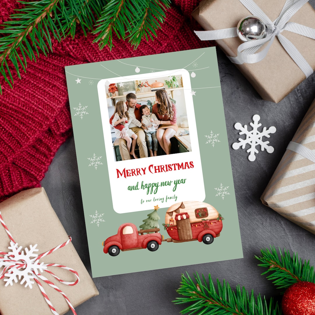 5x7 Christmas Card Template Edit Christmas Cards Templates PDF ...
