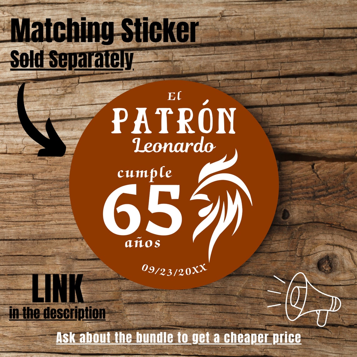 El Patron Birthday Invitation Rooster Birthday Party Mexican Invitation ...