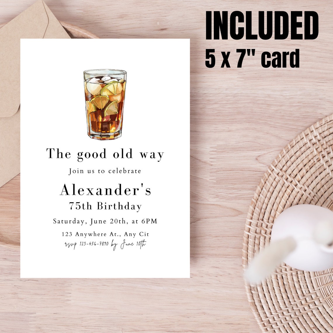 Old Coca Cola Invitation Classic Birthday Invitation 60th Birthday ...