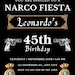 Narco Invite Narco Fiesta Narco Party Narco Themed Party 30th Birthday ...