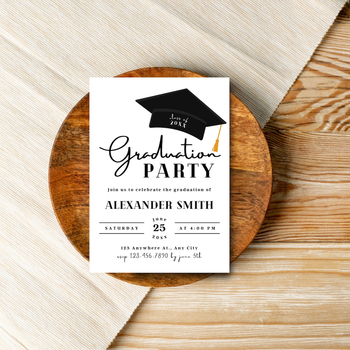 E Invite Graduation Invitation Guy Graduation Invitation Edd - Etsy
