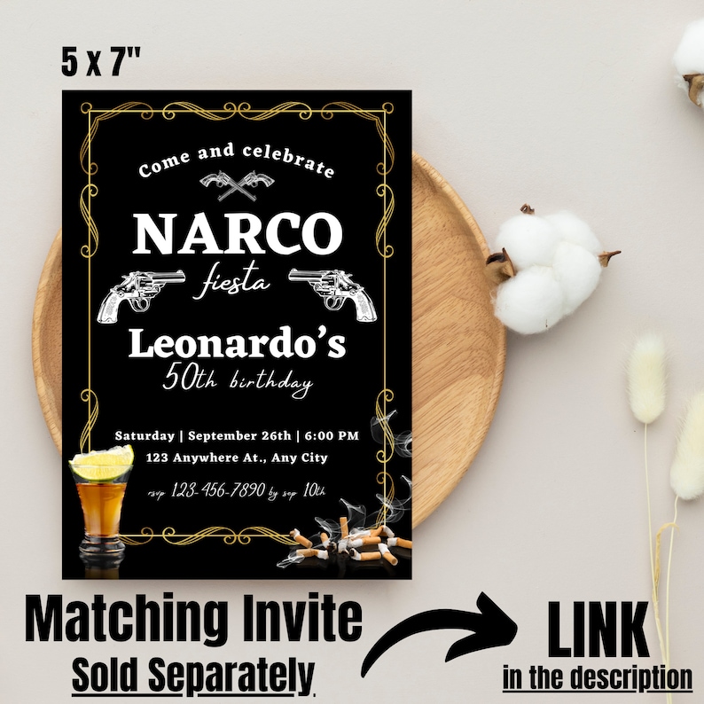 Narco Fiesta Narco Themed Party Decorations Narco Party Narco Party ...