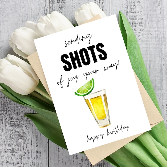 Happy Birthday Tequila Shots Don Julio 70 Year Limited Edition!
