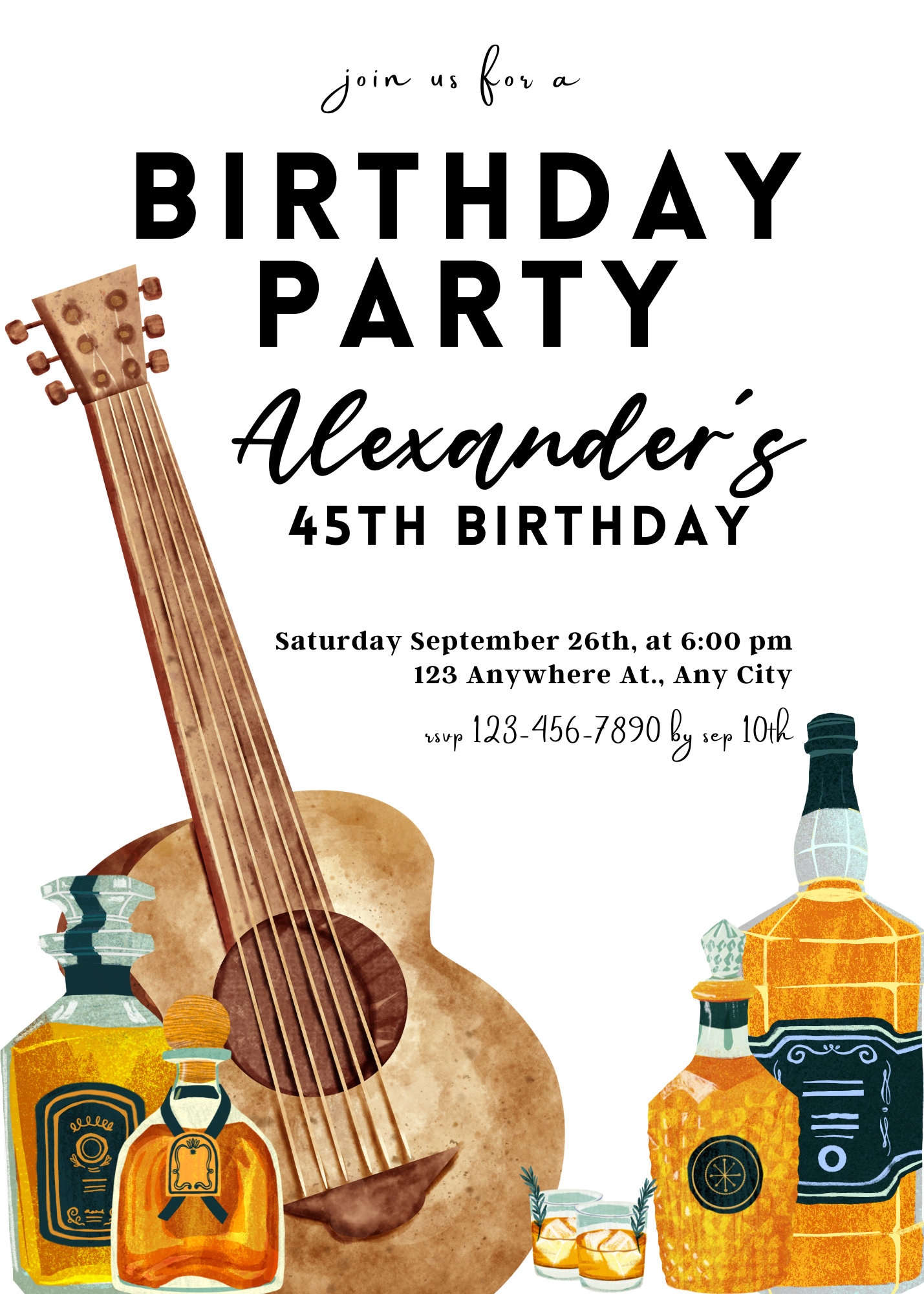 Tequila Party Invitation Mobile Tequila Party Invitation Tequila ...