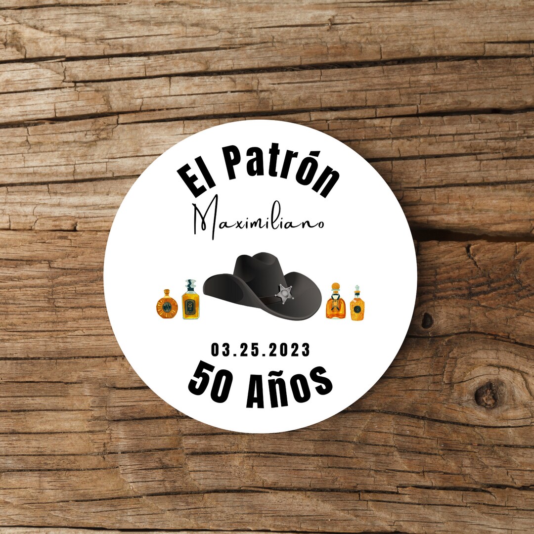 El Patrón Sticker Patron Tequila Patron Tequila Sticker - Etsy