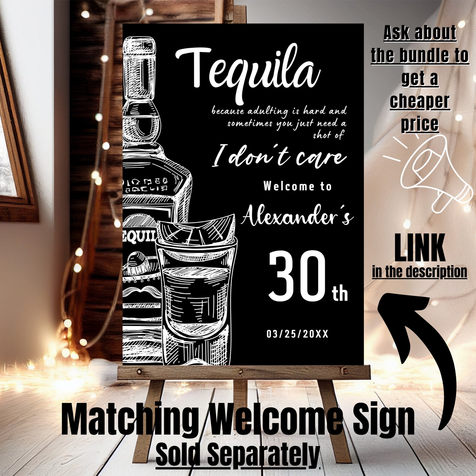 Tequila Birthday Invitation Tequila Invitation Tequila Birthday Invite ...