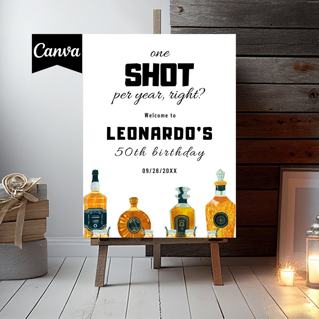 Shot Birthday Party 30th Birthday Decoration 30th Birthday Man 40th ...