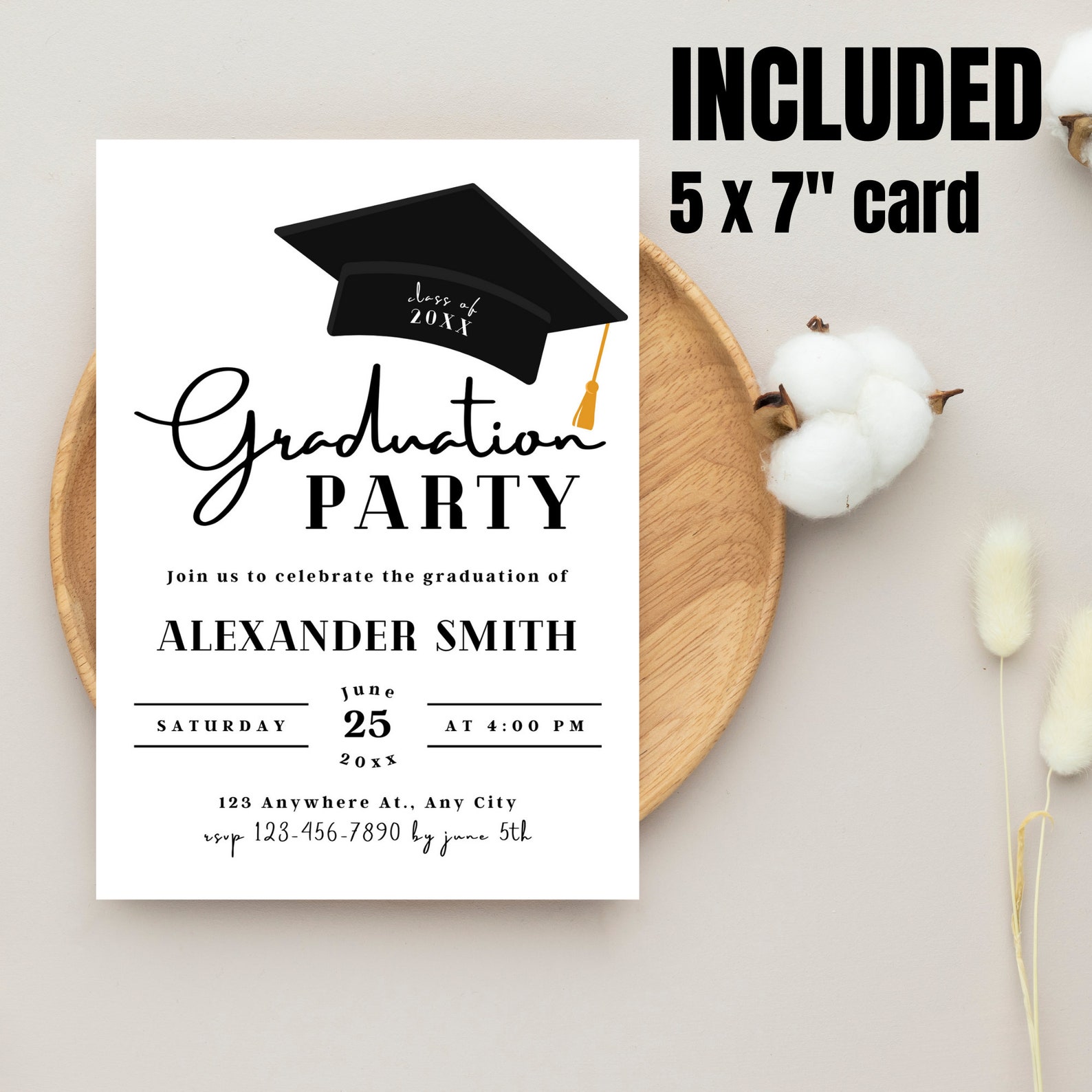 E Invite Graduation Invitation Guy Graduation Invitation Edd Graduation ...