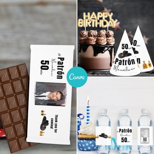 El Patron PNG Patron Theme 50th Birthday Bundle 40th Birthday Decor ...