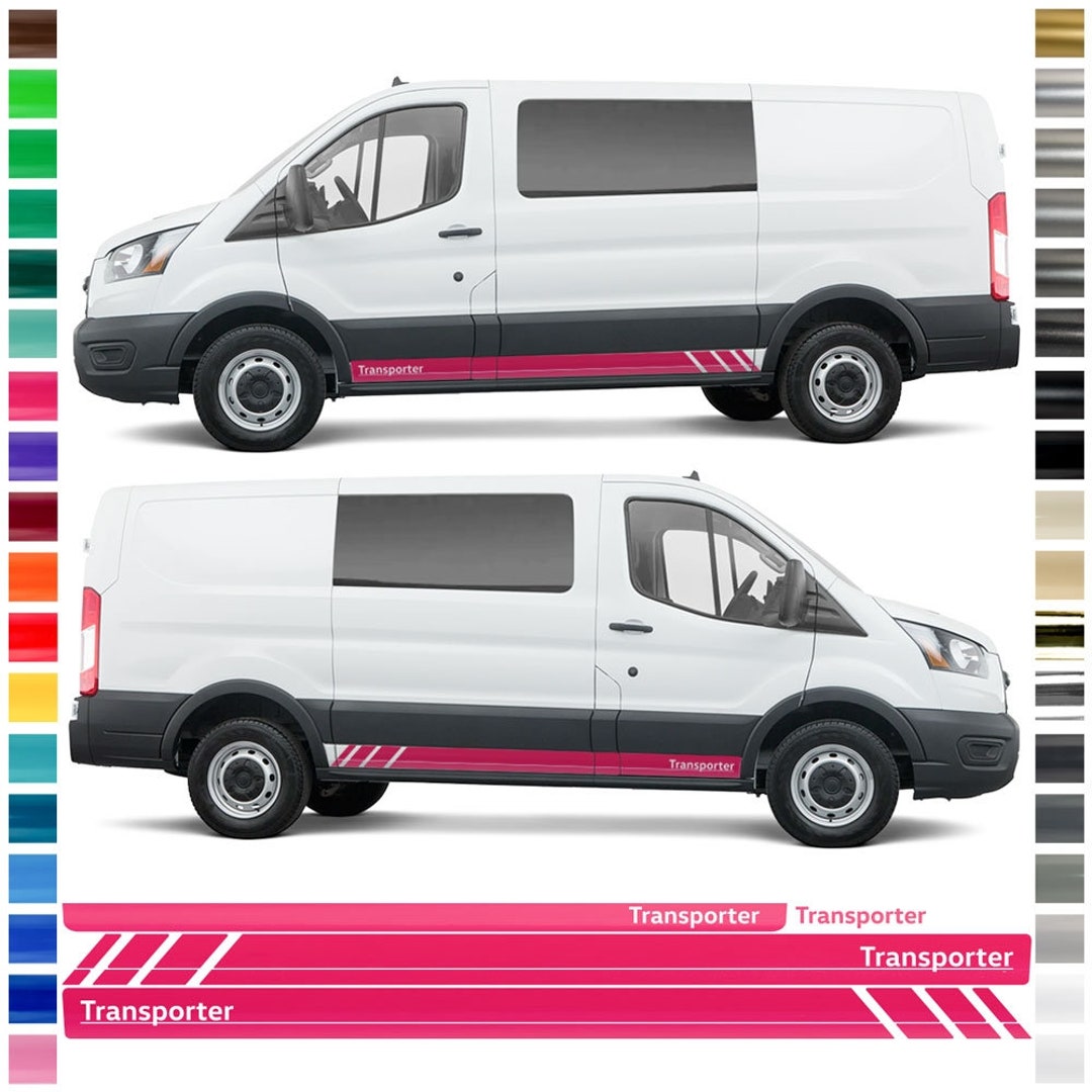 Sticker Side Stripes Set/decor Suitable for Ford Transit in Desired ...