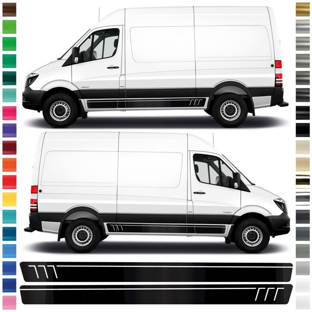 Edition One Sticker Side Stripes Set/decor Suitable for Mercedes Benz ...