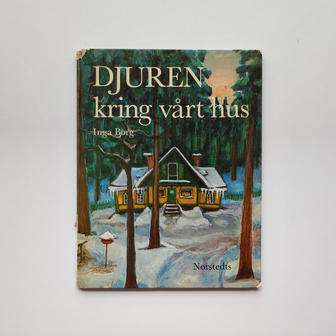 Swedish, Djuren Kring Vårt Hus, Inga Borg, Children's Picture Book ...