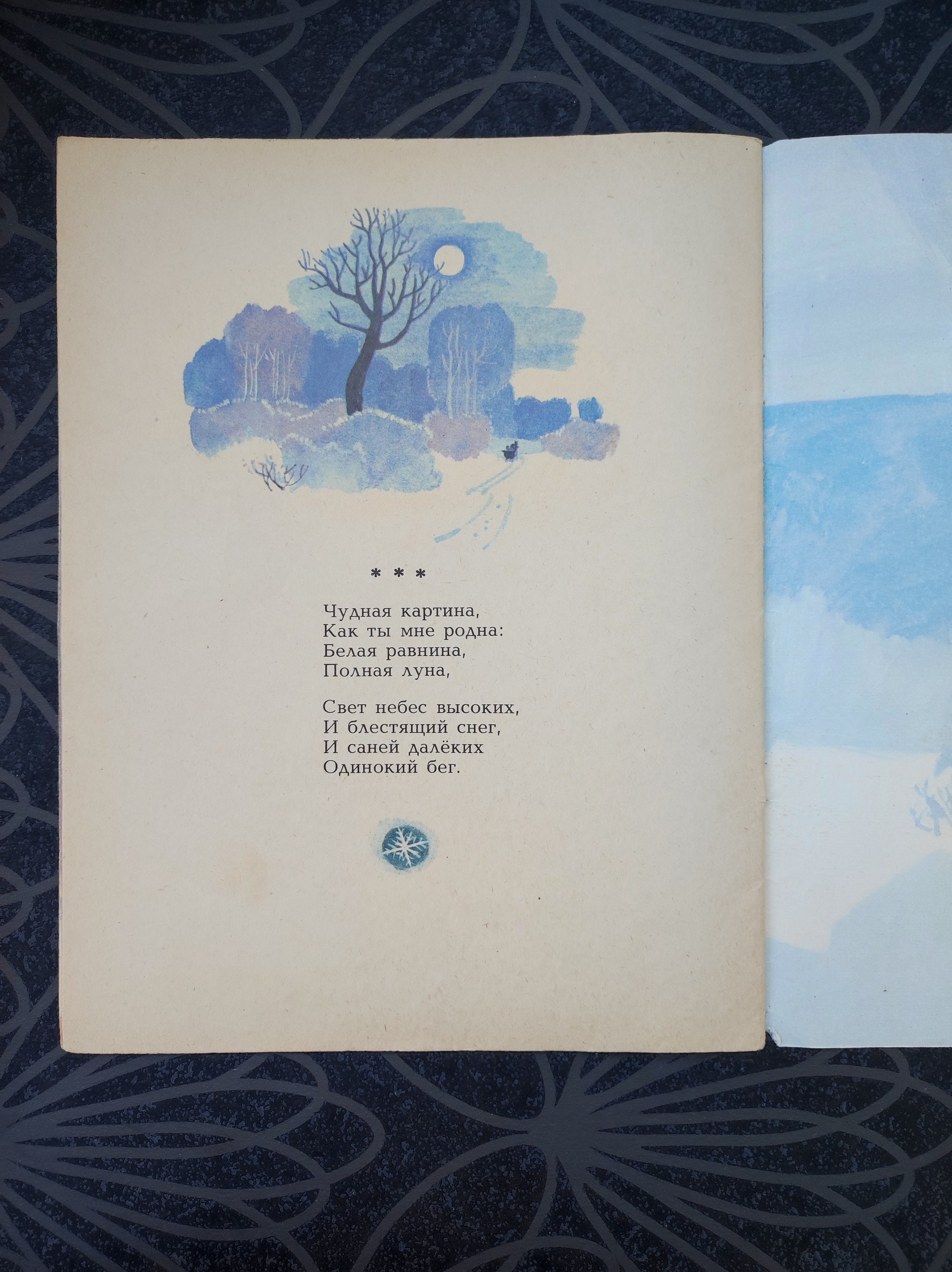 Russian Language, Poems About Seasons, Illustrated Book, Afanasy Fet ...