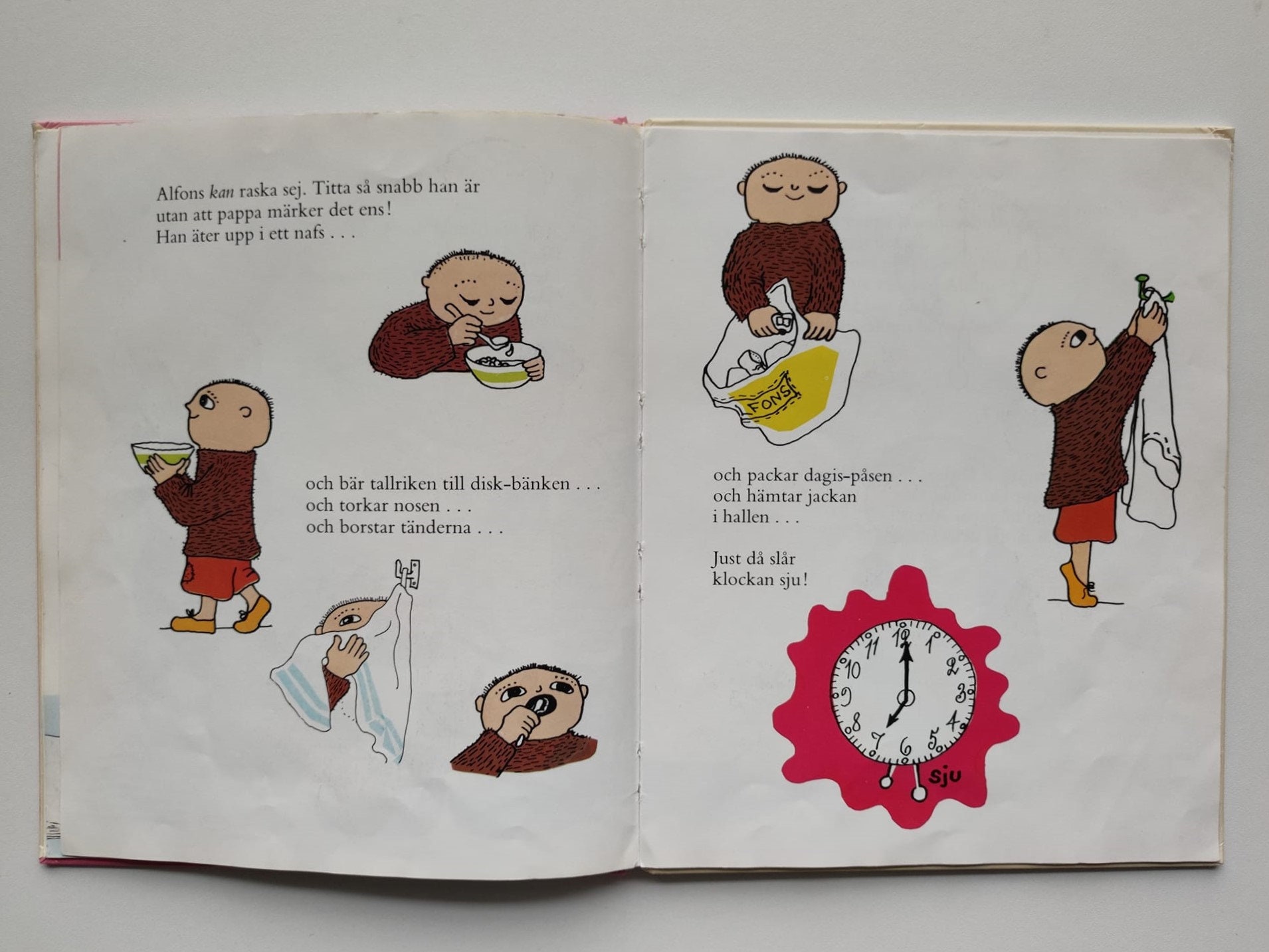 Swedish, Raska På, Alfons Åberg, Text Och Bild Av Gunilla Bergström ...