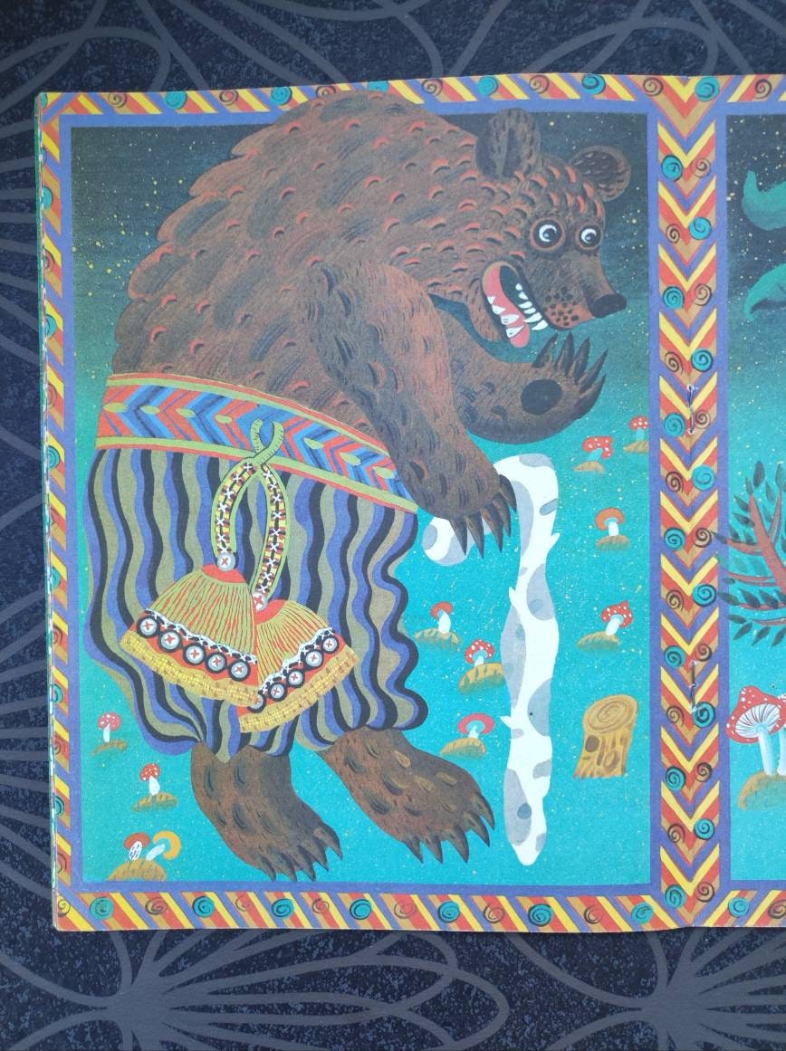 Russian Language, the Girl and the Fox, Russian Folk Tale, Illustrated ...